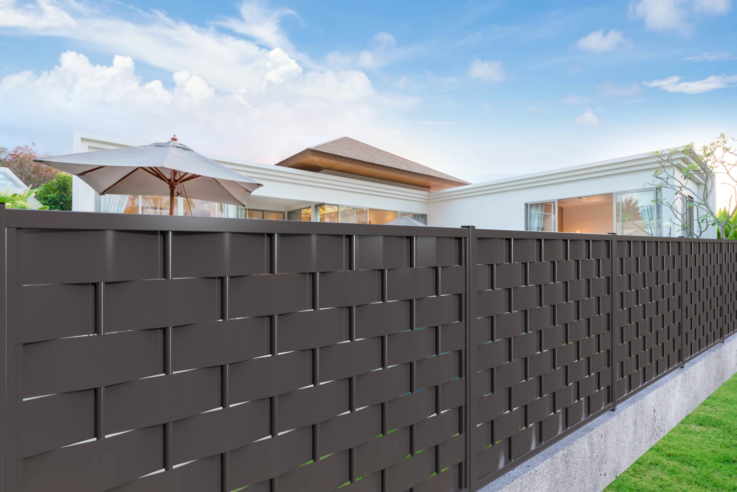 INDUSMETAL TORRES - WOVEN SHEET METAL SLATS ENCLOSURE